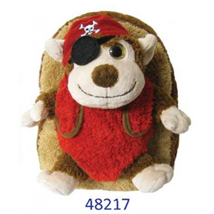 BP48217-Pirate Monkey Plush Backpack